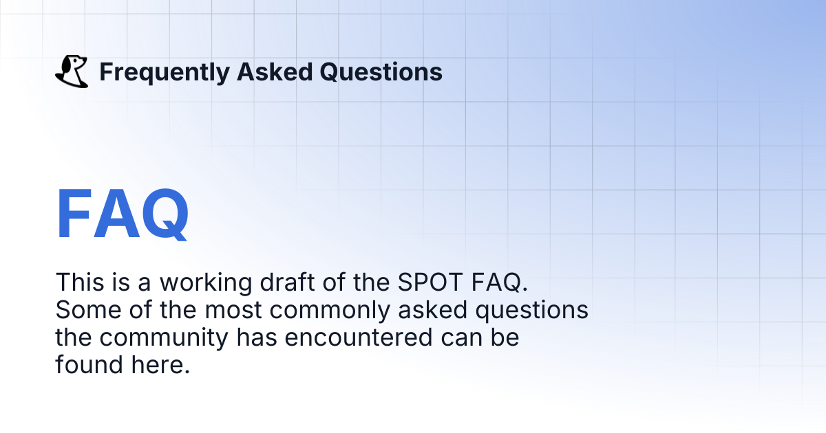 FAQ | Frequently Asked Questions